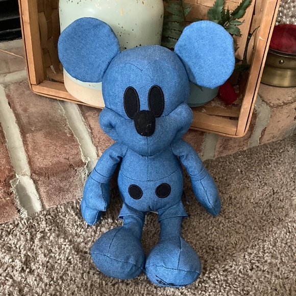 Disney | Toys | Disney X American Eagle Collab Mickey Mouse Denim Plush ...